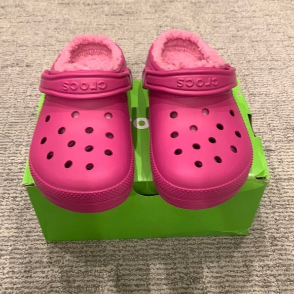 CROCS | Shoes | Crocs Classic Lined Clog Fushia Fun | Poshmark
